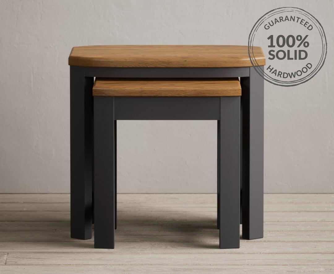 Bromley grey nest of tables store