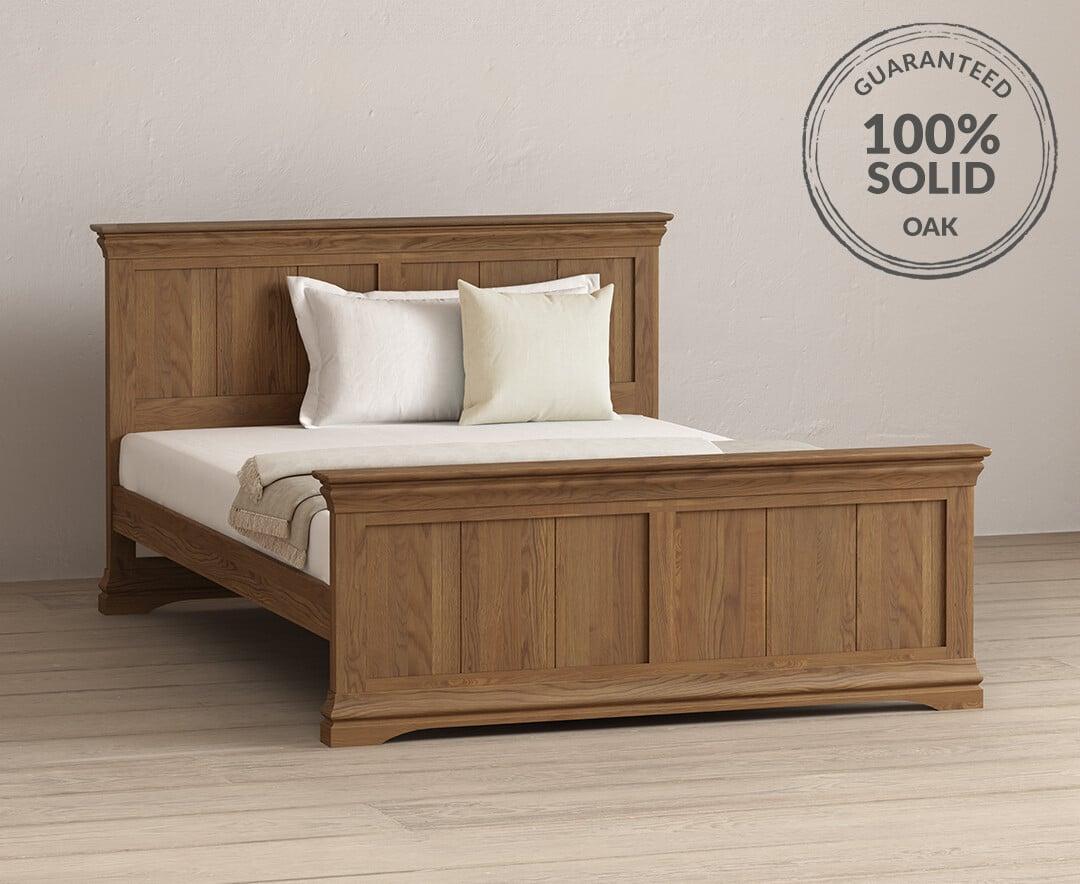 King size bed oak furniture land store