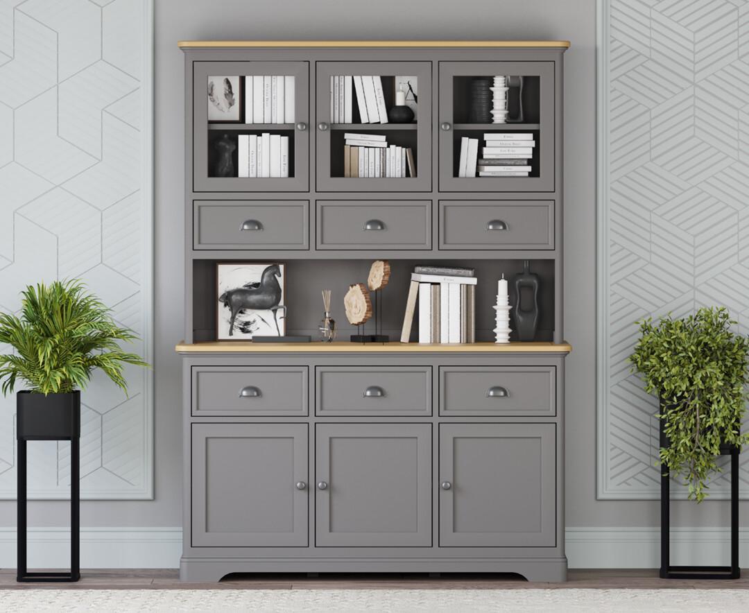 Cheap grey dresser store